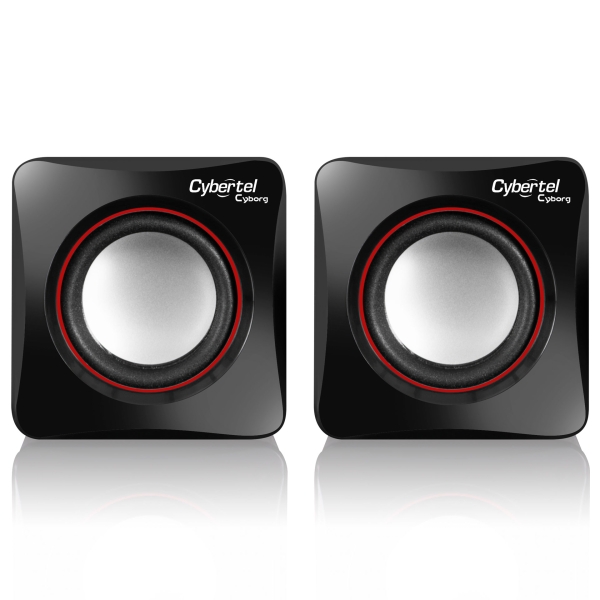 GRUPO MARVO EIRL - cyborg cyb s100 parlante 2 0 usb 2 rms 6w cybertel