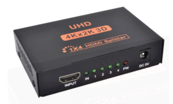 GRUPO MARVO EIRL - splitter hdmi 4k x4 puertos knt 1084